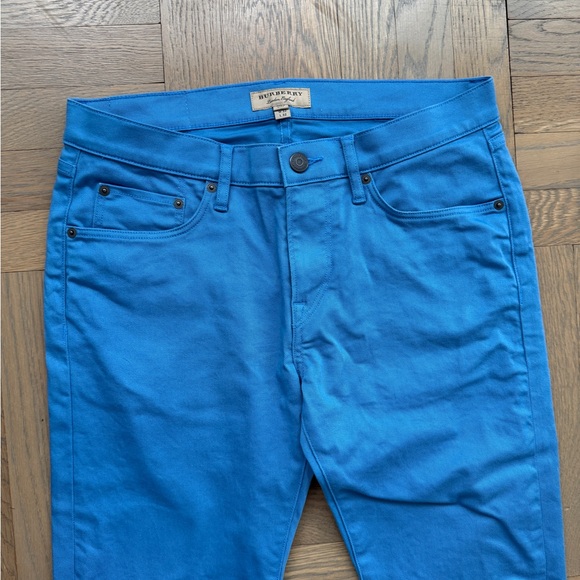 Burberry | Jeans | Burberry Mens Vibrant Blue Slim Jeans | Poshmark